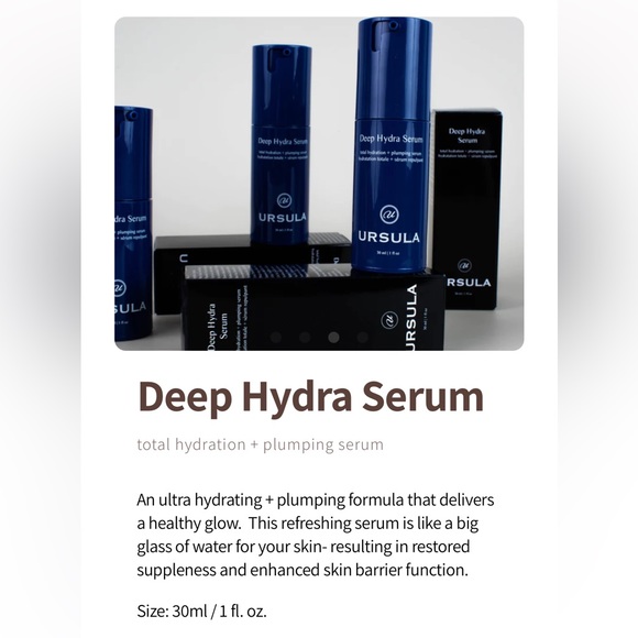 Ursula | Skincare | Ursula Deep Hydra Serum Total Hydration Plus Plumping Serum | Poshmark